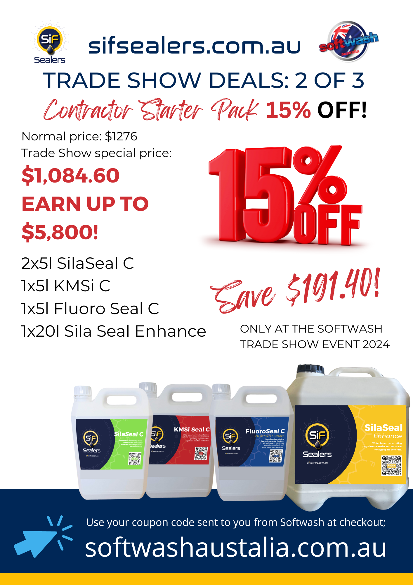 SiF Sealer Contractor Starter Pack – softwashaustralia